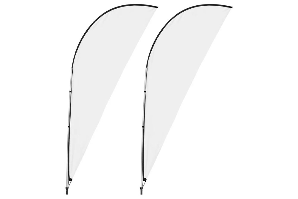 Plain Fin Banners – Impact Corporate